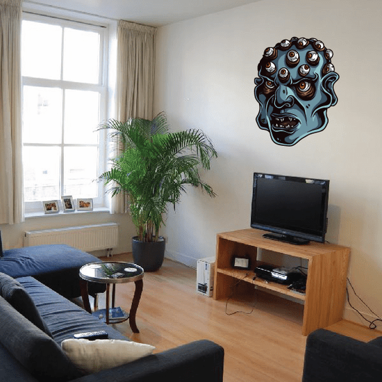 Many Eyed Demon Sticker