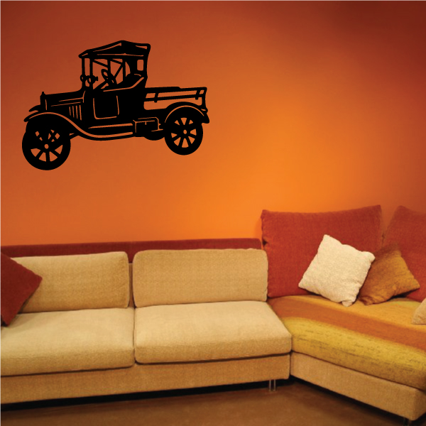 Model T Pickup Wall Decal - Vinyl Decal - Car Decal - NS001