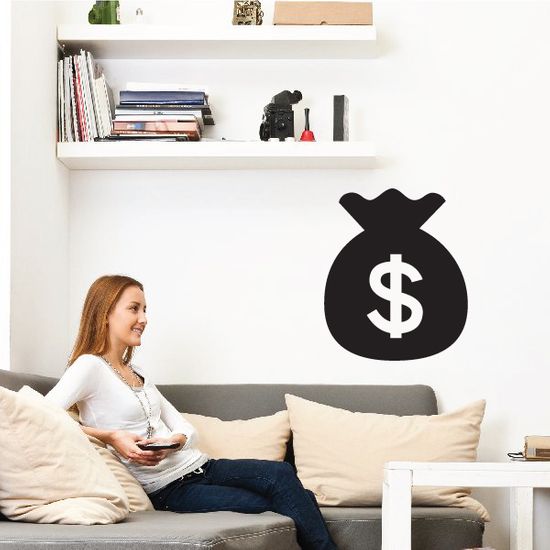 Money Bag Decal