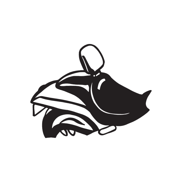 Motorcycle Seat And Fender Decal