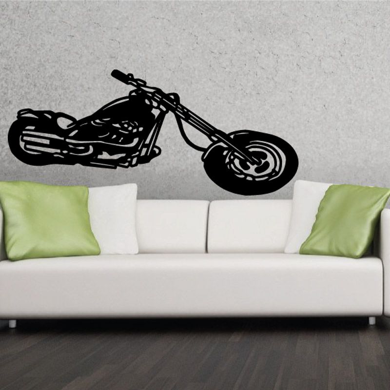 Motorcycle Wall Decal - Vinyl Decal - Car Decal - CD032