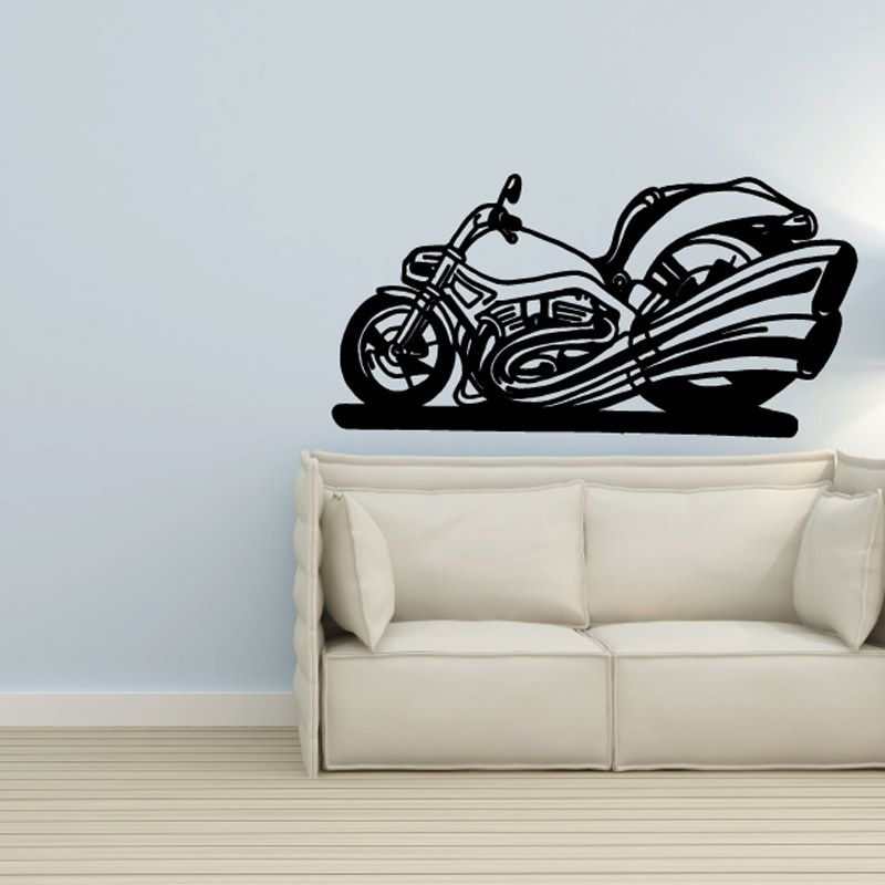 Motorcycle Wall Decal - Vinyl Decal - Car Decal - CD124