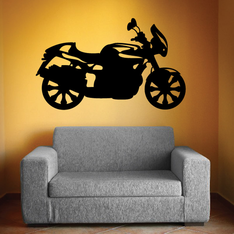 Motorcycle Wall Decal - Vinyl Decal - Car Decal - CD46