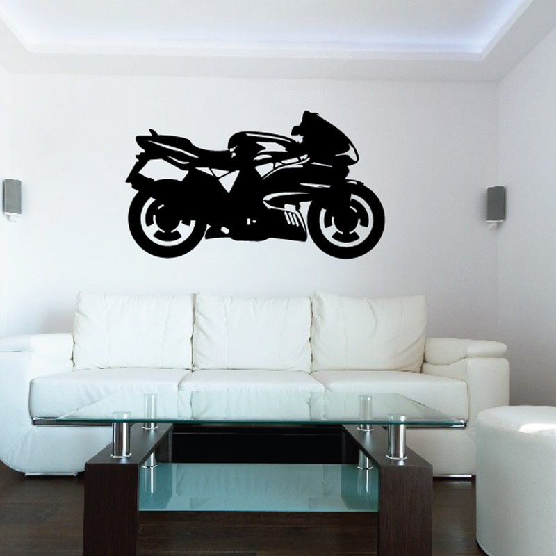Motorcycle Wall Decal - Vinyl Decal - Car Decal - CD52