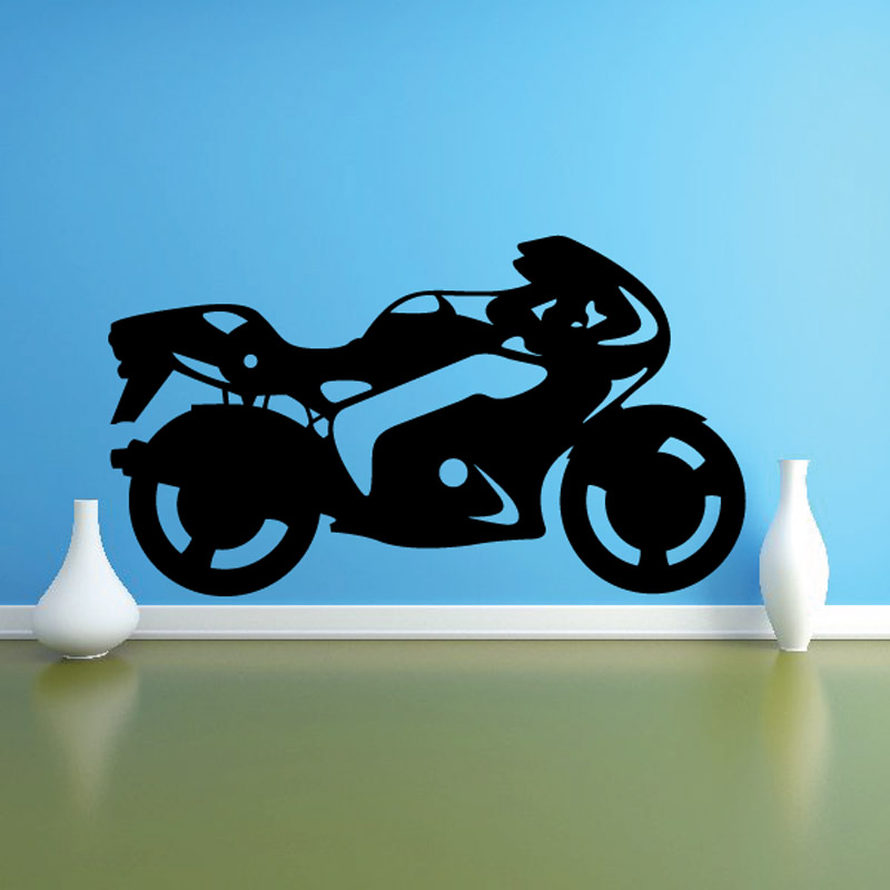 Motorcycle Wall Decal - Vinyl Decal - Car Decal - CD56