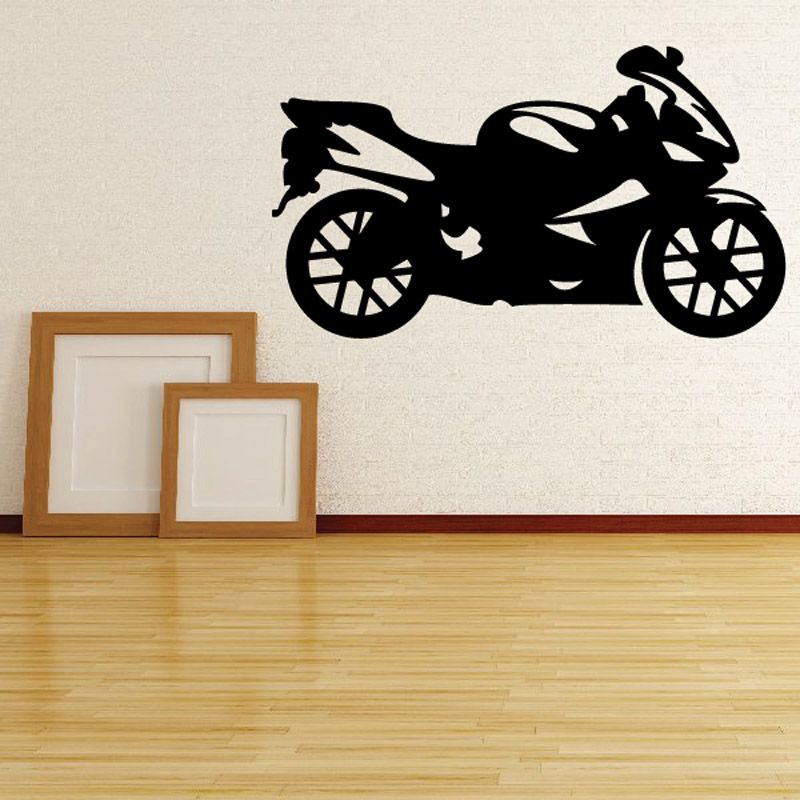 Motorcycle Wall Decal - Vinyl Decal - Car Decal - CD67