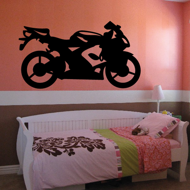 Motorcycle Wall Decal - Vinyl Decal - Car Decal - CD74