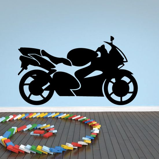 Motorcycle Wall Decal - Vinyl Decal - Car Decal - CD96
