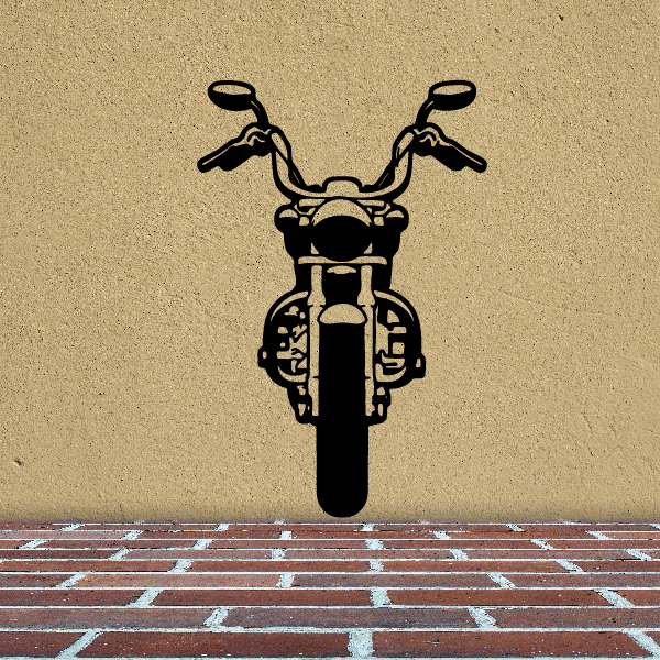 Motorcycle Wall Decal - Vinyl Decal - Car Decal - Large 016
