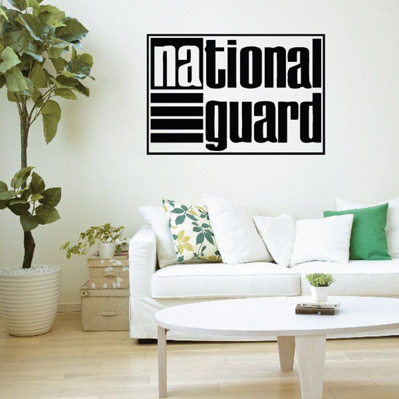 National Guard Logo Decal
