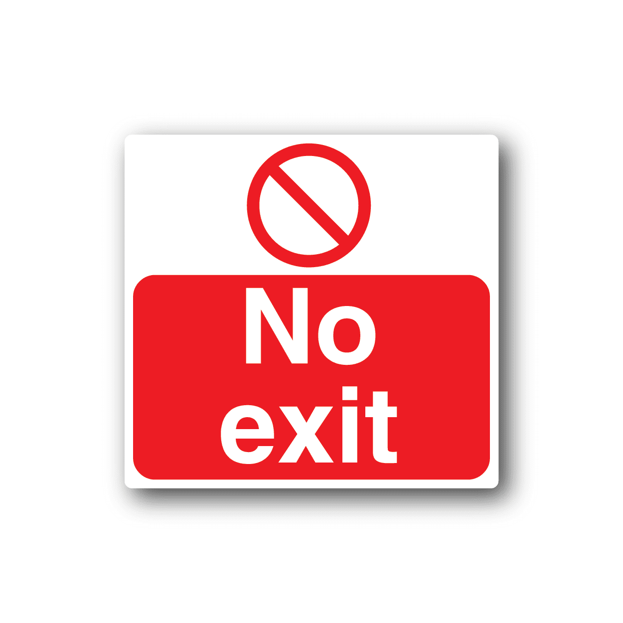 NO Safety Sign Wall Decal - Vinyl Sticker - Car Sticker - Die Cut ...