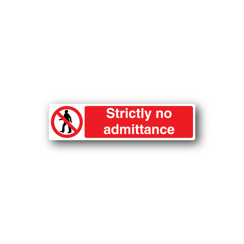 NO Safety Sign Wall Decal - Vinyl Sticker - Car Sticker - Die Cut ...
