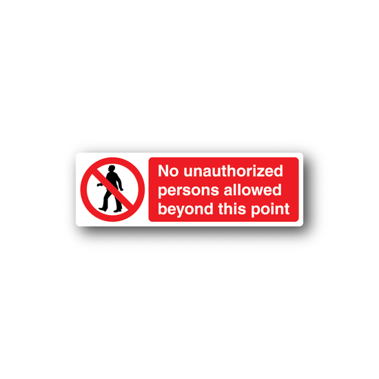 NO Safety Sign Wall Decal - Vinyl Sticker - Car Sticker - Die Cut ...