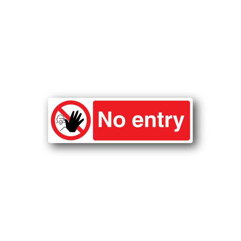 NO Safety Sign Wall Decal - Vinyl Sticker - Car Sticker - Die Cut ...