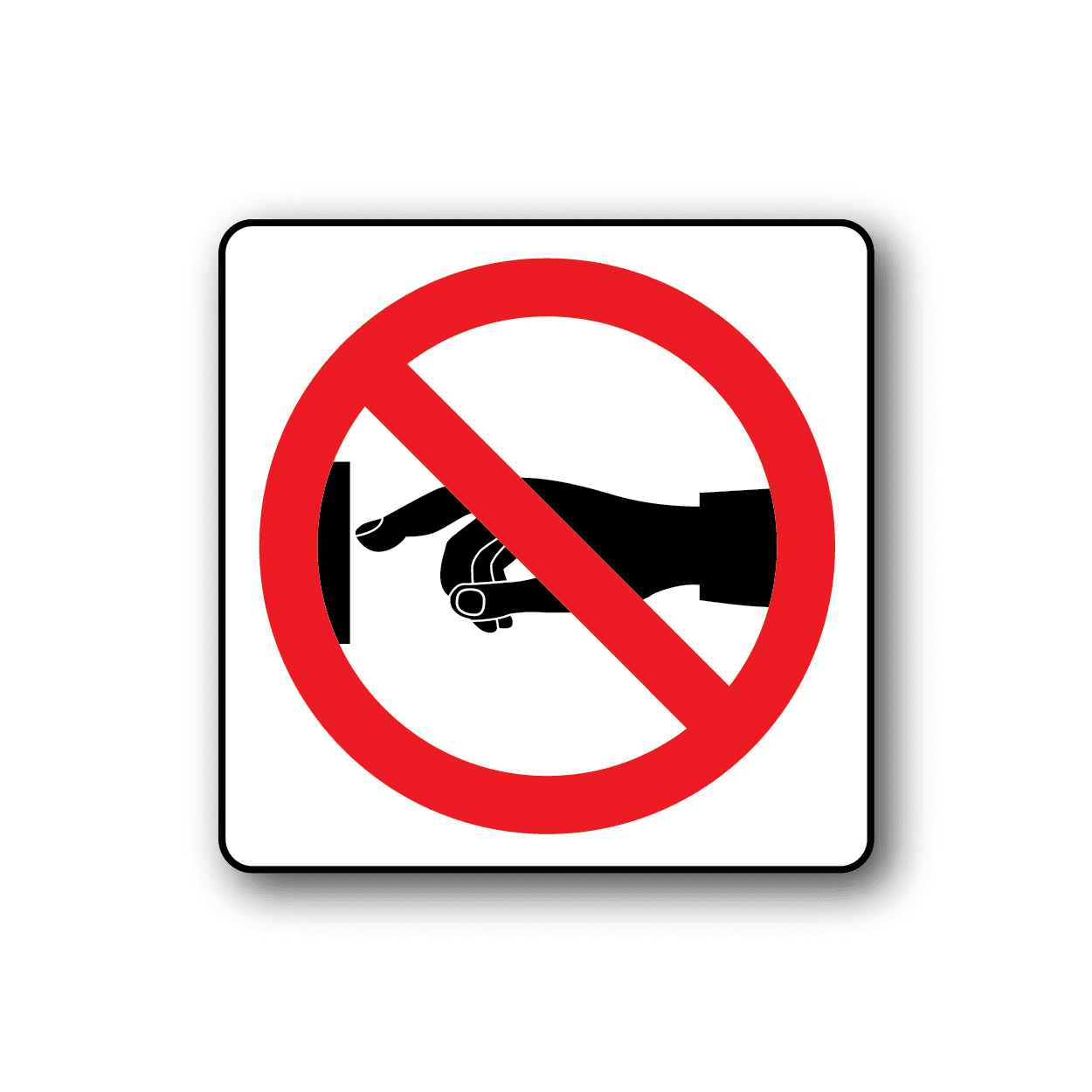 NO Safety Sign Wall Decal - Vinyl Sticker - Car Sticker - Die Cut ...