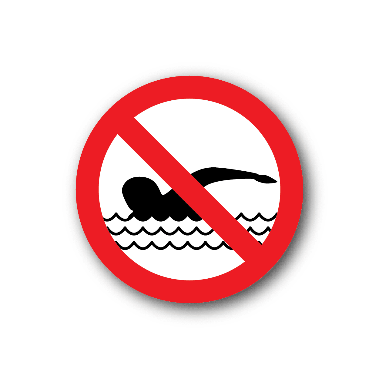 NO Safety Sign Wall Decal - Vinyl Sticker - Car Sticker - Die Cut ...