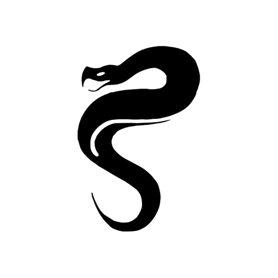 Noble Facing Snake Decal