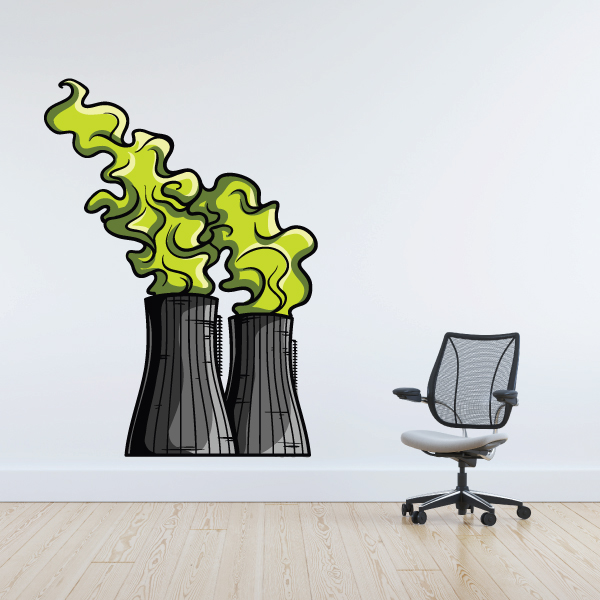 Nuclear Power Plant Sticker