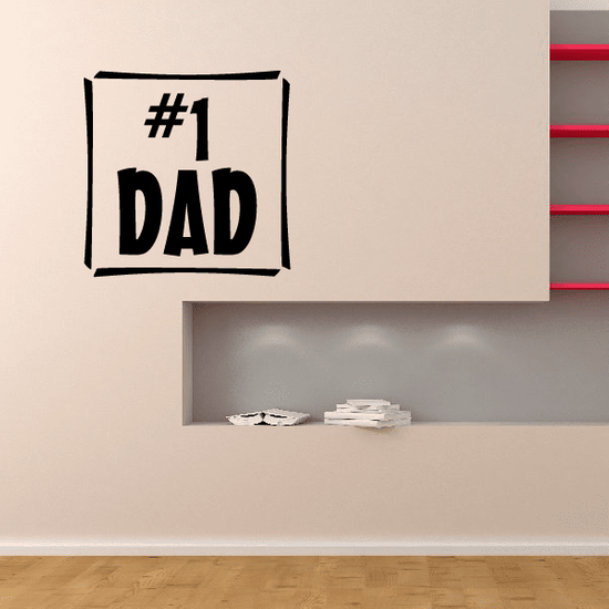 Number 1 dad Decal
