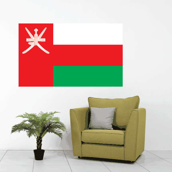 Oman Flag Sticker