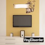 Beautiful Side Ornate Scroll Decal