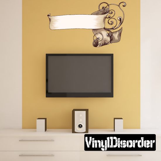 Beautiful Side Ornate Scroll Decal