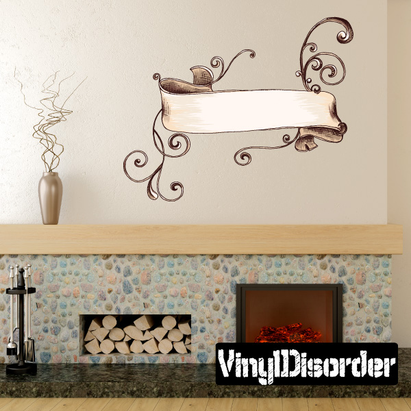 Glamorous Scroll Decal