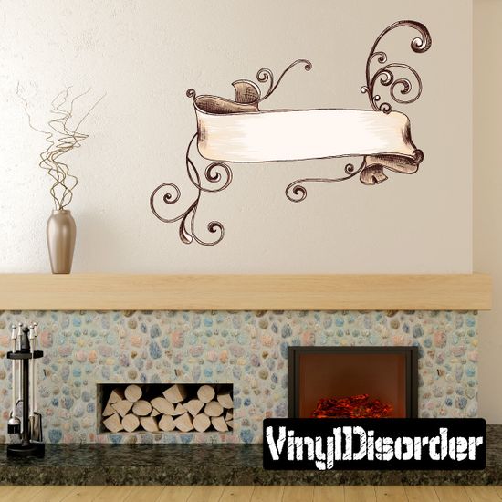 Glamorous Scroll Decal