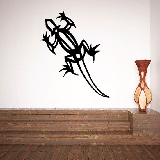 Outline Style Lizard Decal