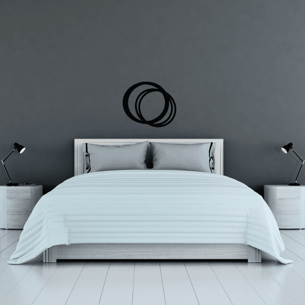 Overlapping Wedding Rings Decal