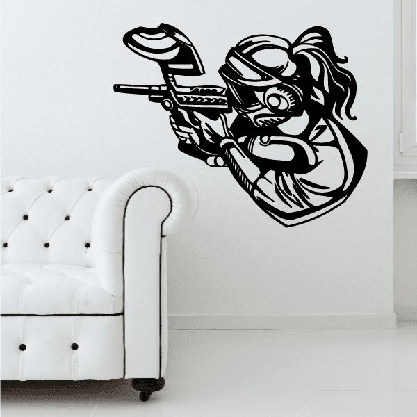 Paintball Wall Decal - Vinyl Decal - Car Decal - CDS0001