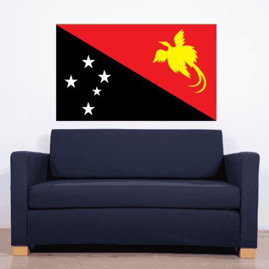Papua Flag Sticker