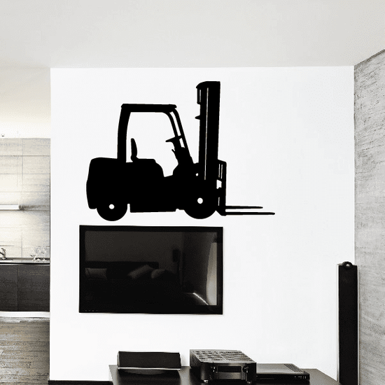 Parked Forklift Decal
