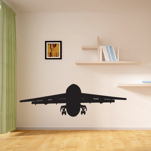Pasenger Airliner Taking Off Decal
