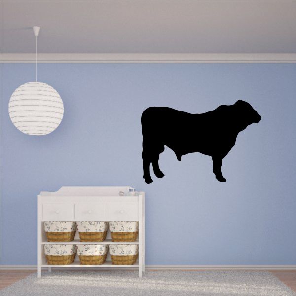 Patient Angus Cow Decal