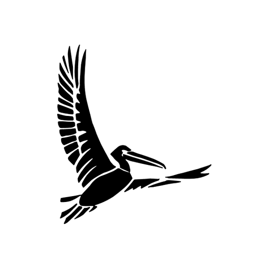 Pelican Wall Decal - Vinyl Decal - Car Decal - CF586