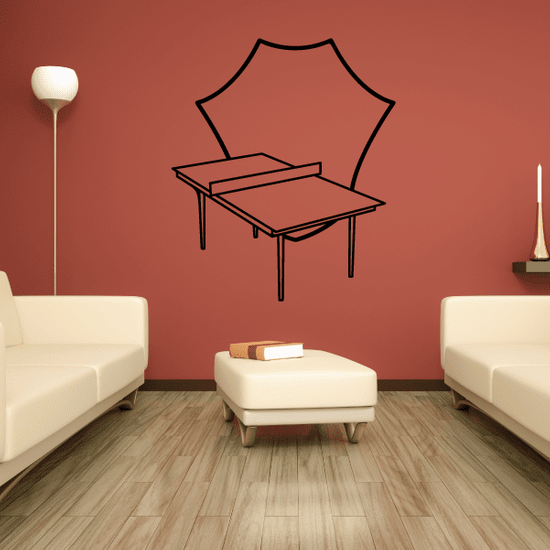 Ping Pong Wall Decal - Vinyl Decal - Car Decal - CDS006