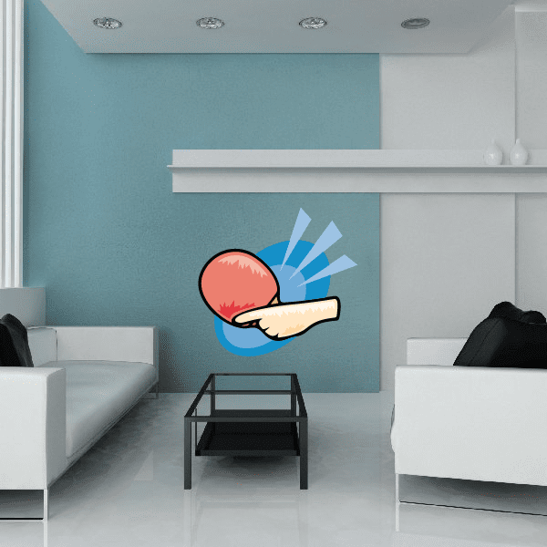 Ping Pong Wall Decal - Vinyl Sticker - Car Sticker - Die Cut Sticker ...