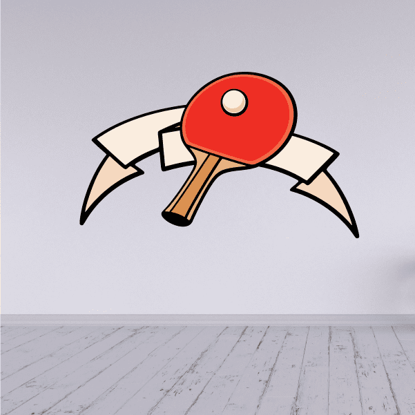 Ping Pong Wall Decal - Vinyl Sticker - Car Sticker - Die Cut Sticker ...