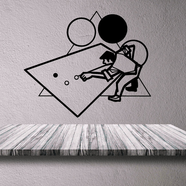 Pool Retro Style Player Decal