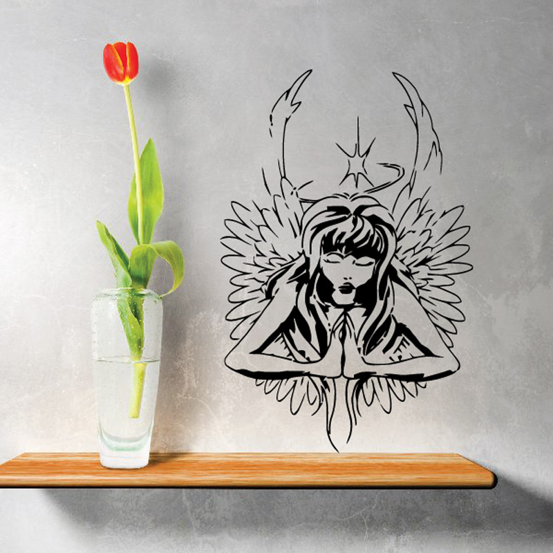 Praying Angel Mother Decal