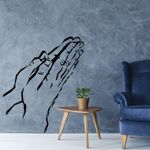 Praying hands Man Decal