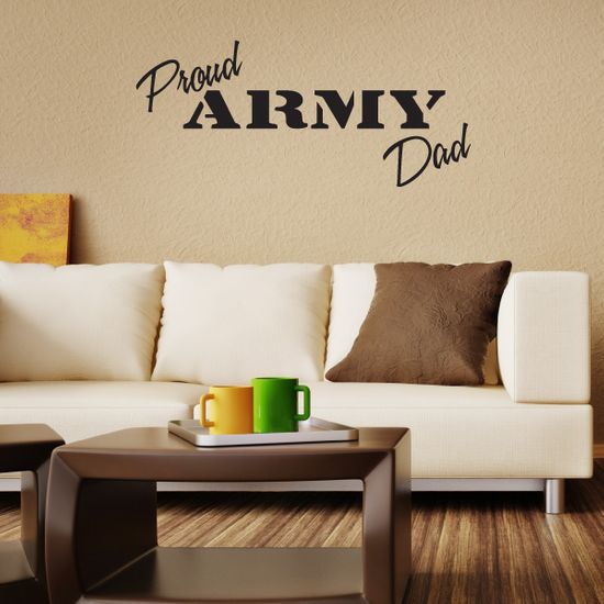 Proud Army Dad Decal