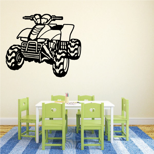 Quad Wall Decal - Vinyl Decal - Car Decal - 003