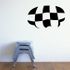 Racing Checkers Flags Wall Decal - Vinyl Decal - Car Decal - 014