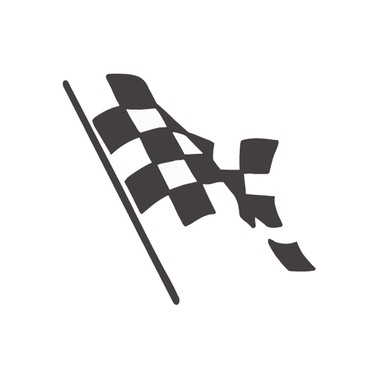 Racing Flag Decal
