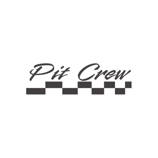 Racing Pit Crew Wall Decal - Vinyl Decal - Car Decal - 008
