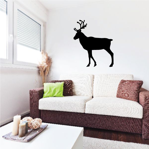 Reindeer Staring Still Decal