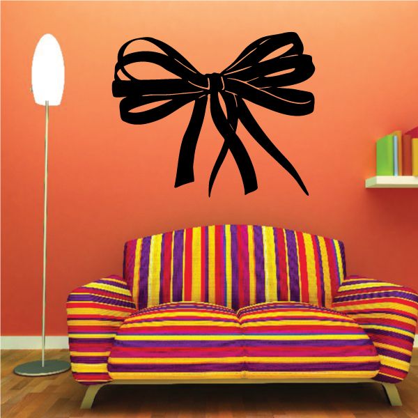 Ribbon Wall Decal - Vinyl Decal - Car Decal - 034