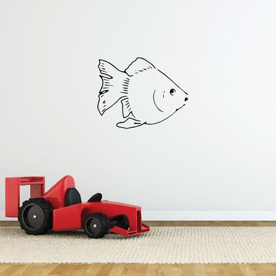 Roaming Goldfish Decal